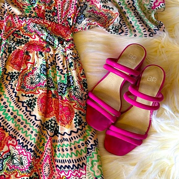 Brass Plum - BP Nordstrom | Shoes | Bp Lucia Pink Sandals | Poshmark